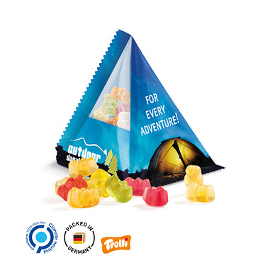 Fruchtgummi Tetraeder, Trolli Premium Bärchen, inkl. Druck, Folie ...